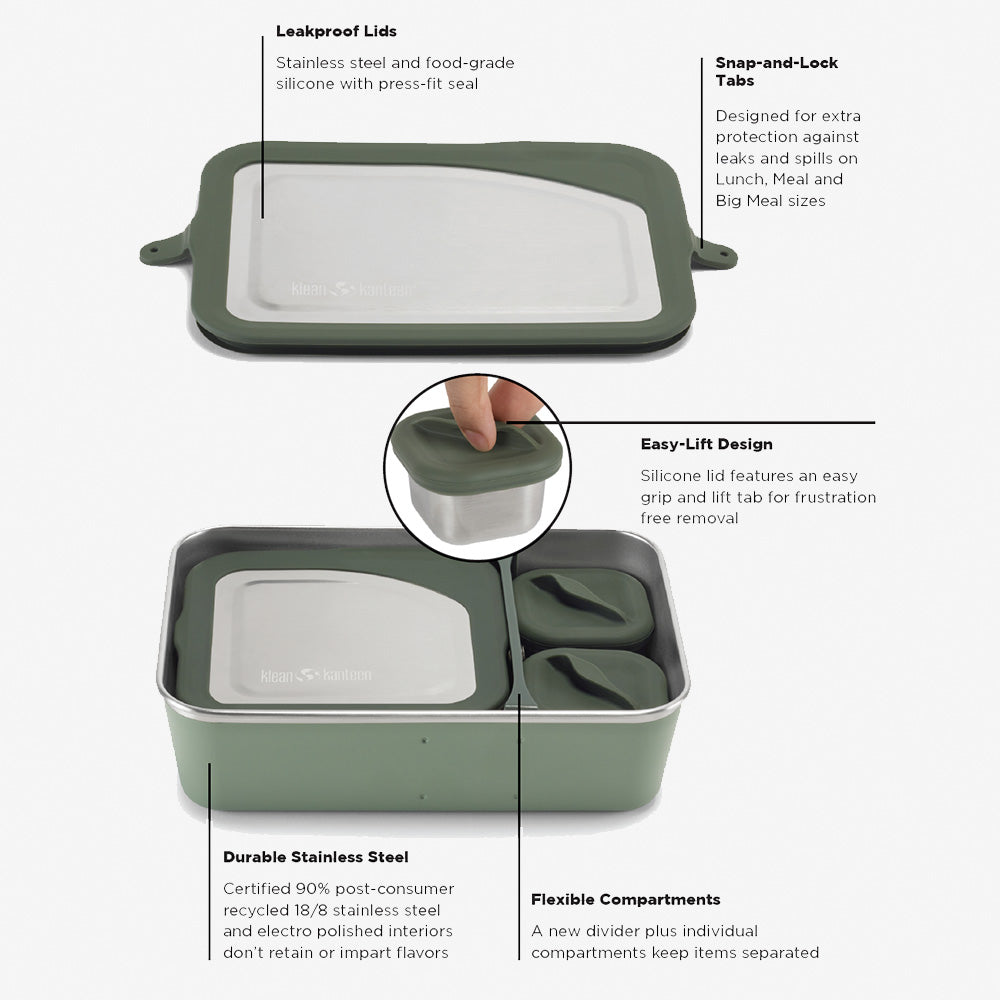 Rise Food Box 680ml 23oz Lunch